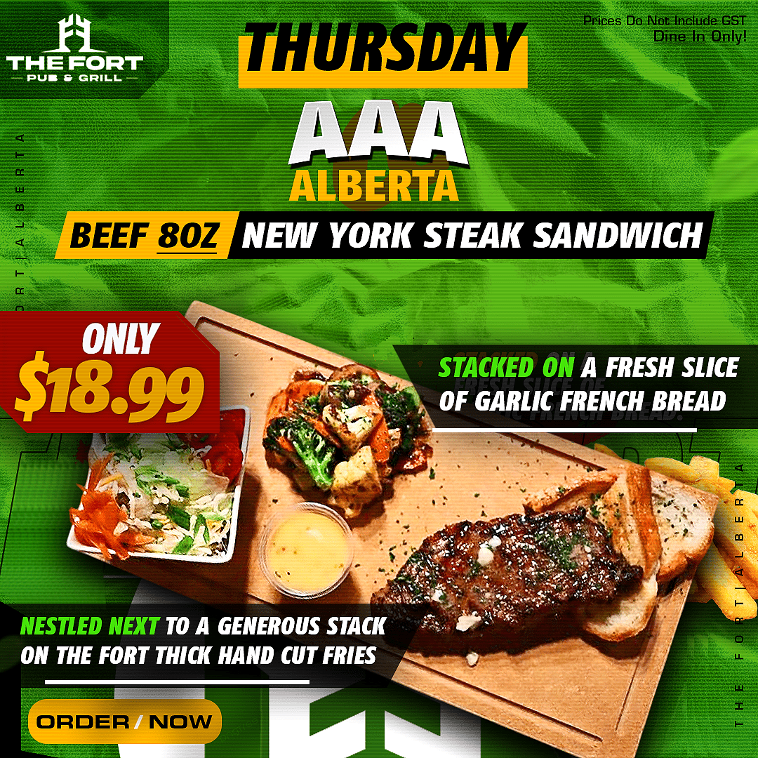 Daily Specials - The Fort Pub & Grill
